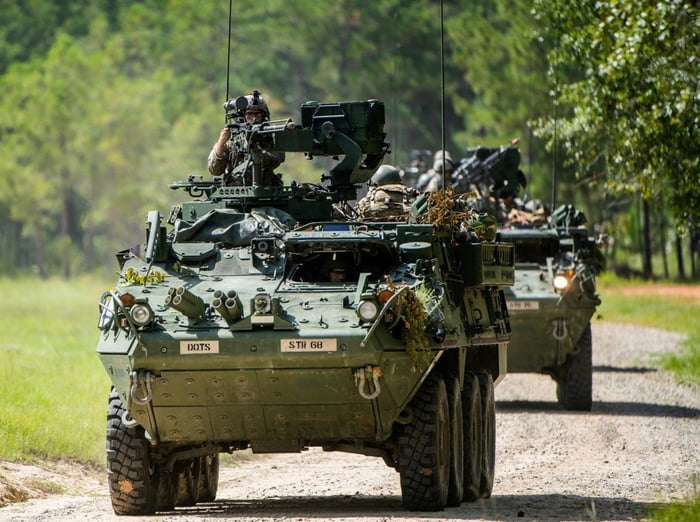 There is a good chance Strykers will be sent to Ukraine. CROWS-J ...