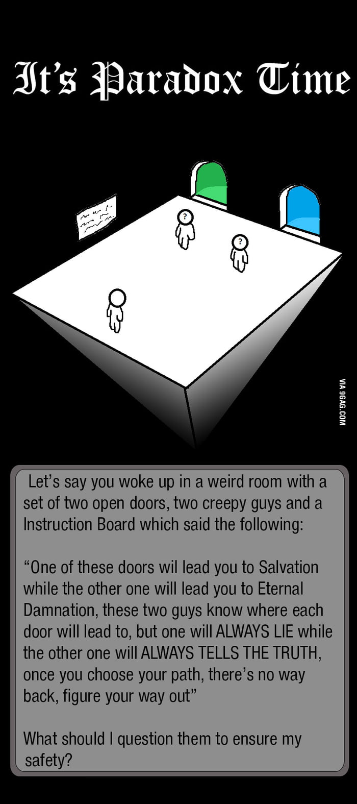 The Door Paradox - 9GAG