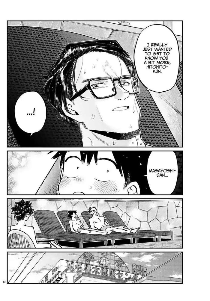 At this point komi's dad is more in love with tadano that actual komi ...