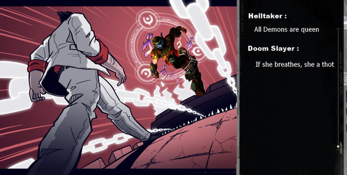 Doom slayer x Helltaker - 9GAG