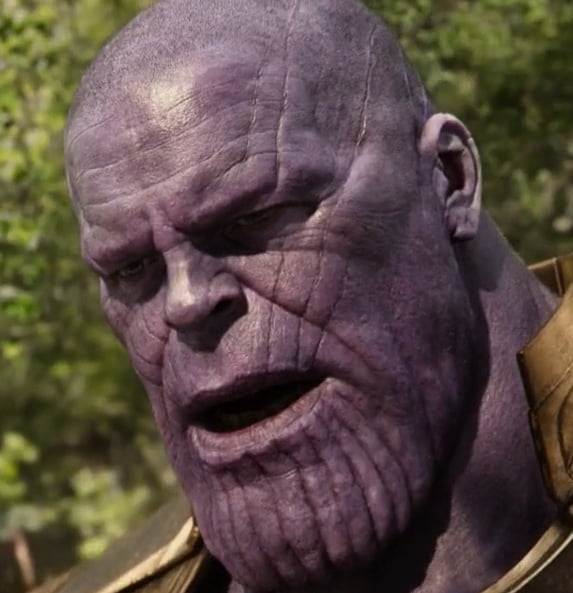 Awesome CGI details of Infinity War: by the end of the film, Thanos's ...