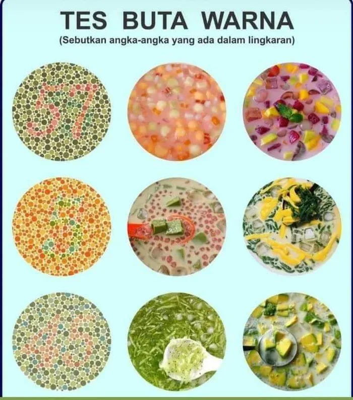 Tes Buta Warna - 9GAG