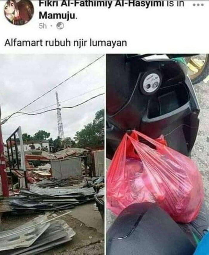 See.., sama aja semuanya. Mendapat keuntungan dari musibah orang lain ...