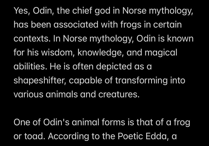 We celebrate Wednesday by posting frog memes. Wednesday is also Odin's ...
