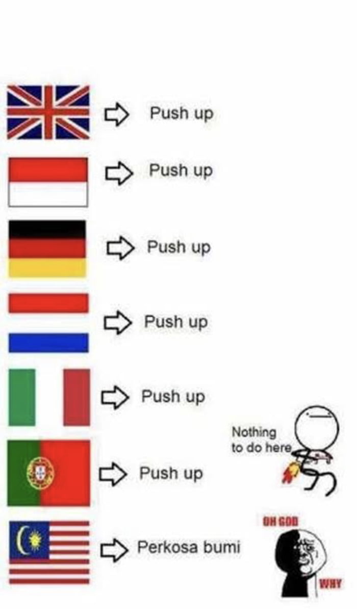 Perkosa bumi means “r4piing earth” literally lol - 9GAG