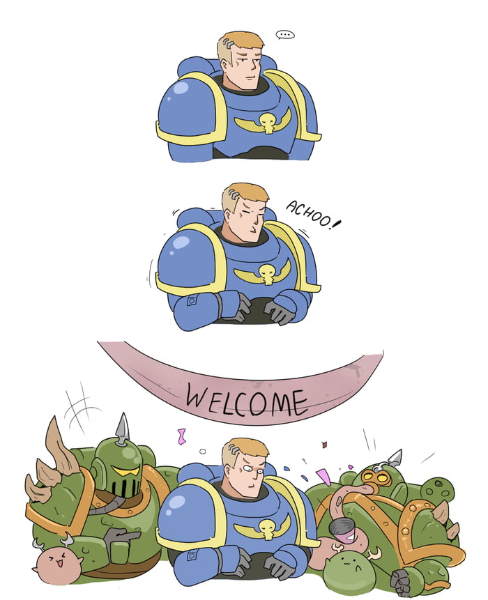 Death Guard recruitment - 9GAG