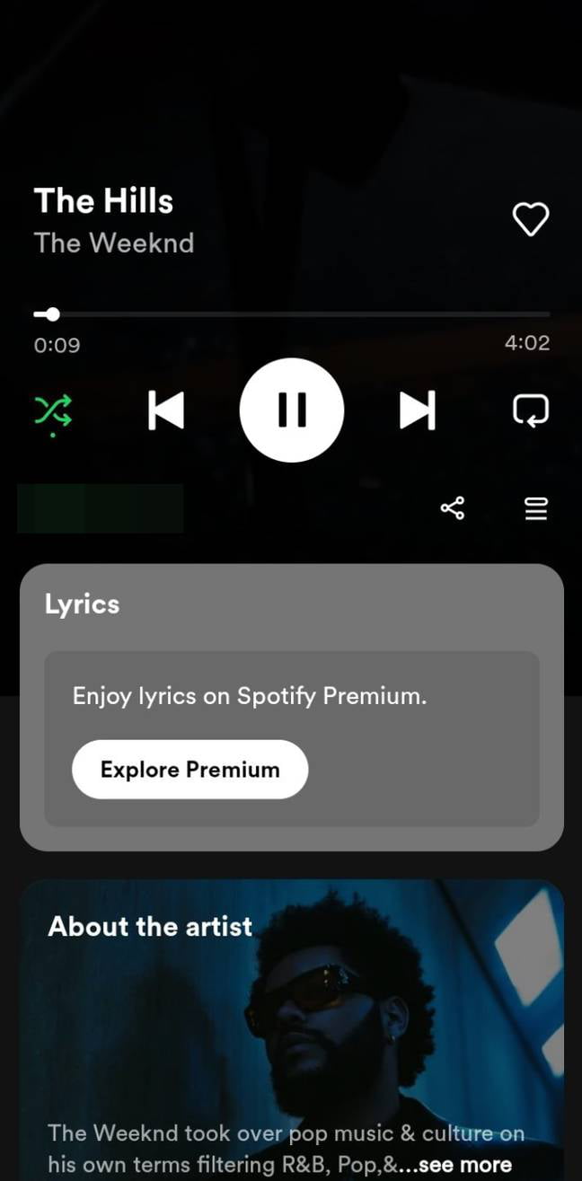 Spotify Puts Lyrics Feature Behind Premium Paywall In New 'Test' - 9GAG