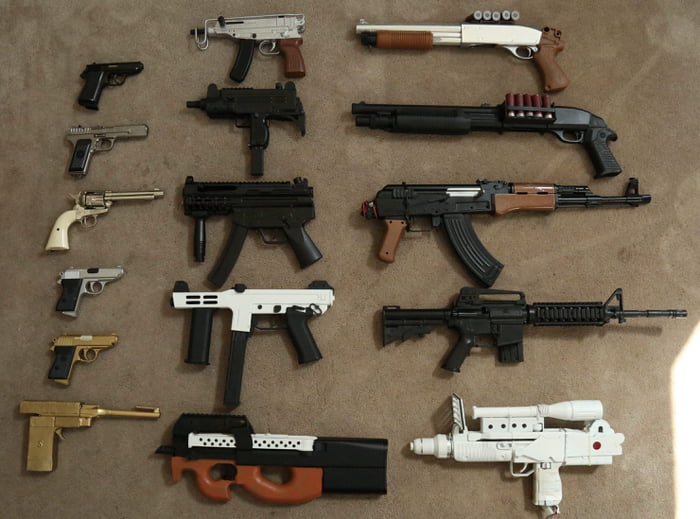 Goldeneye N64 weapons IRL - 9GAG