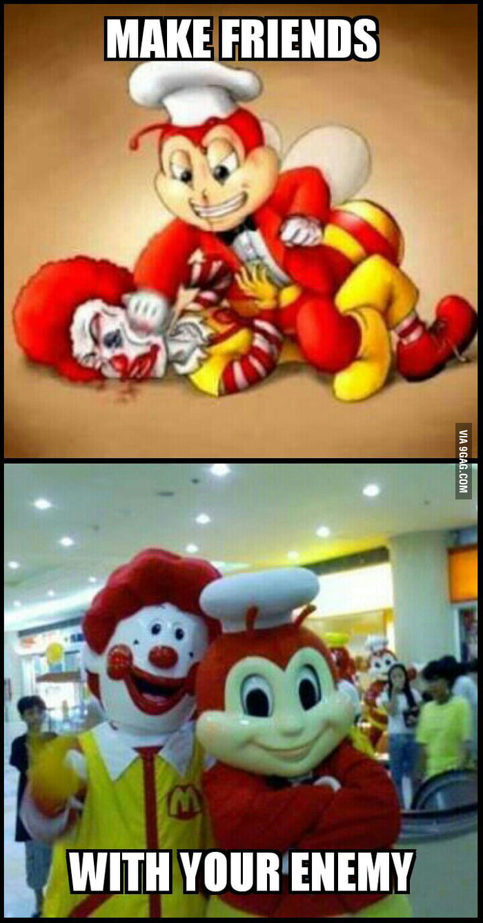 Jollibee vs. Mcdonald - 9GAG