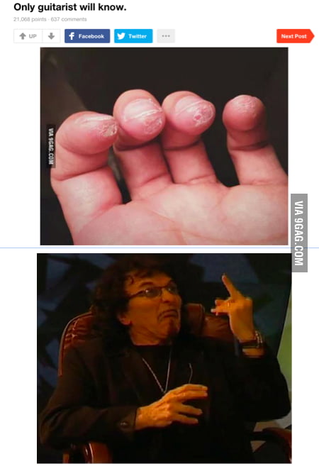 Tony Iommi does not approve - 9GAG