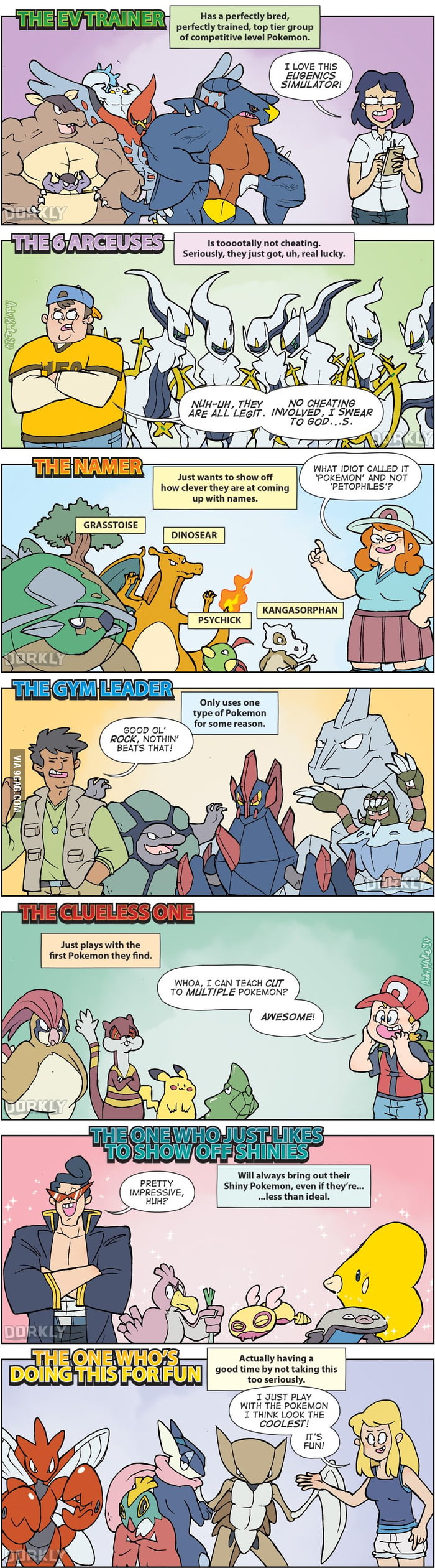 The 7 Types of Pokemon Players - 9GAG