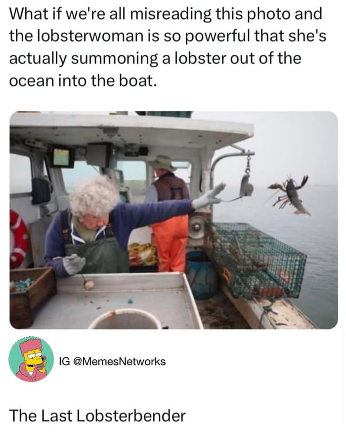 Boat Granny, the Last Lobsterbender - 9GAG