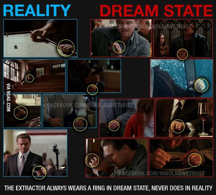 Inception: Reality vs Dream State - 9GAG