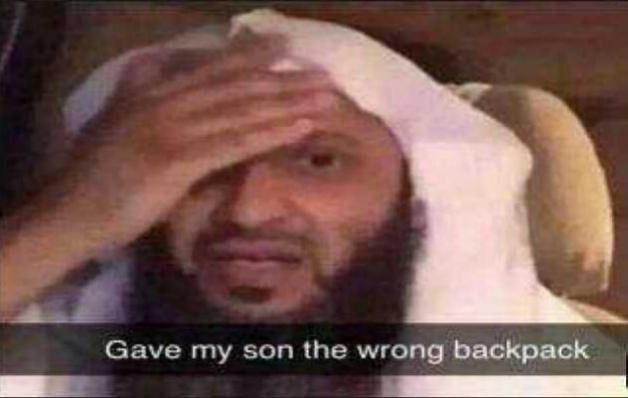 Wrong backpack? - 9GAG