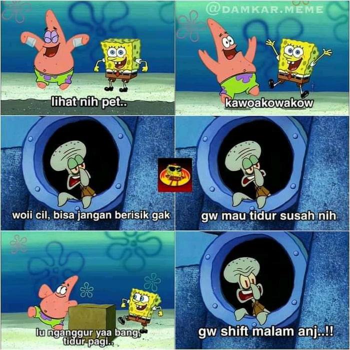 "Iya cuy, shift malem enak" - 9GAG
