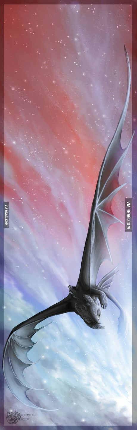 Incredible Toothless fanart - 9GAG