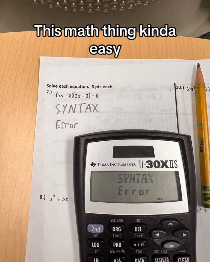 Nailed it with a 'Syntax Error' - 9GAG
