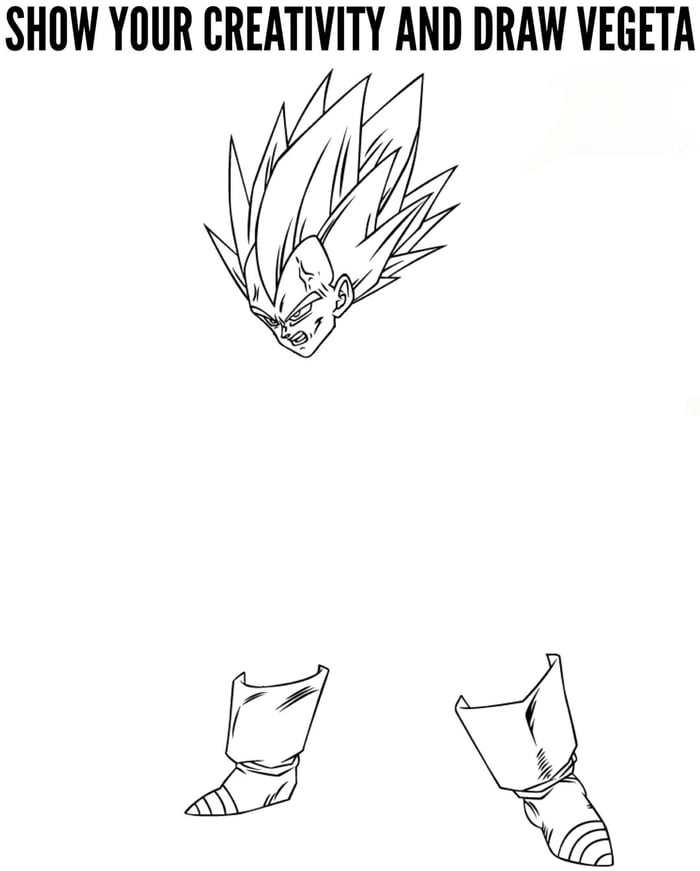 Draw Vegeta! - 9GAG