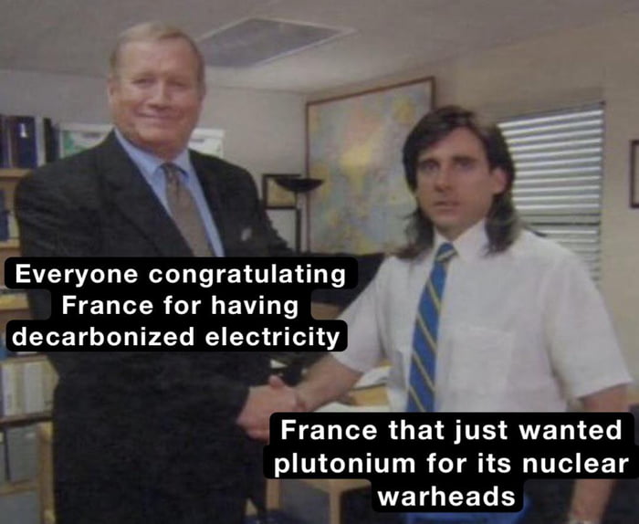 70% of French electricity comes from nuclear power - 9GAG