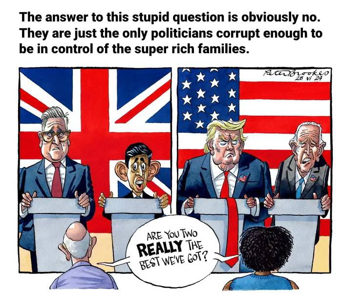 Don't be disappointed when you fell for the fake opposition meme ...