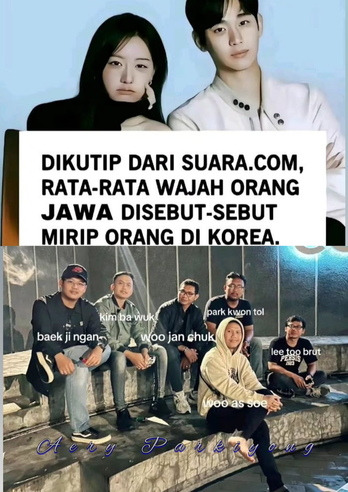 Baek col mek, kang Park ir, mas shu geng, kam Kim cil, ada yang mau ...