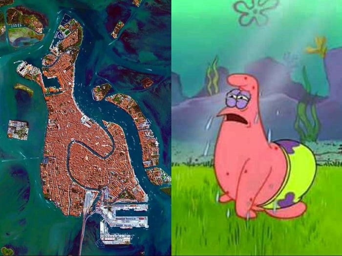 Why does Venice, Italy look like Patrick needing water - 9GAG