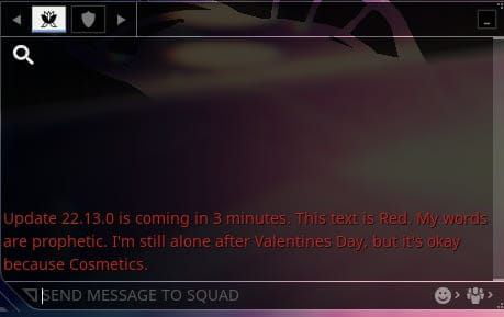 Warframe Red Text - 9GAG