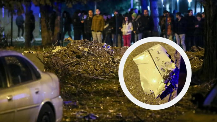 In Zagreb, Croatia just fell a Tupolev Tu-141 Strizh Soviet-made ...