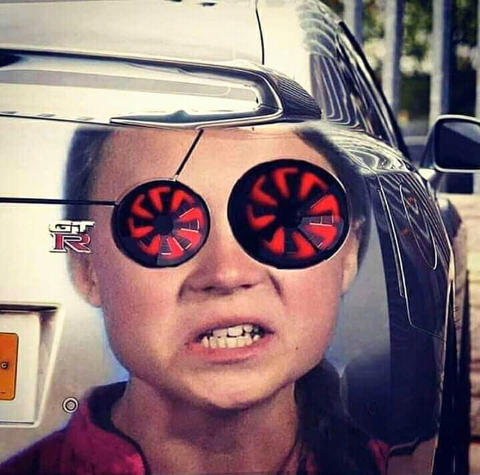 Greta, car, sticker - 9GAG