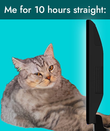 Also me: Why does my back hurt? - 9GAG