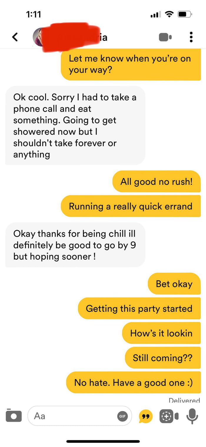 First time being stood up. So that’s what it feels like. - 9GAG