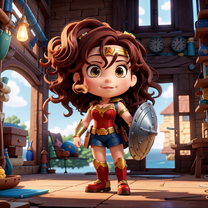 Chibi Wonder Woman - 9GAG