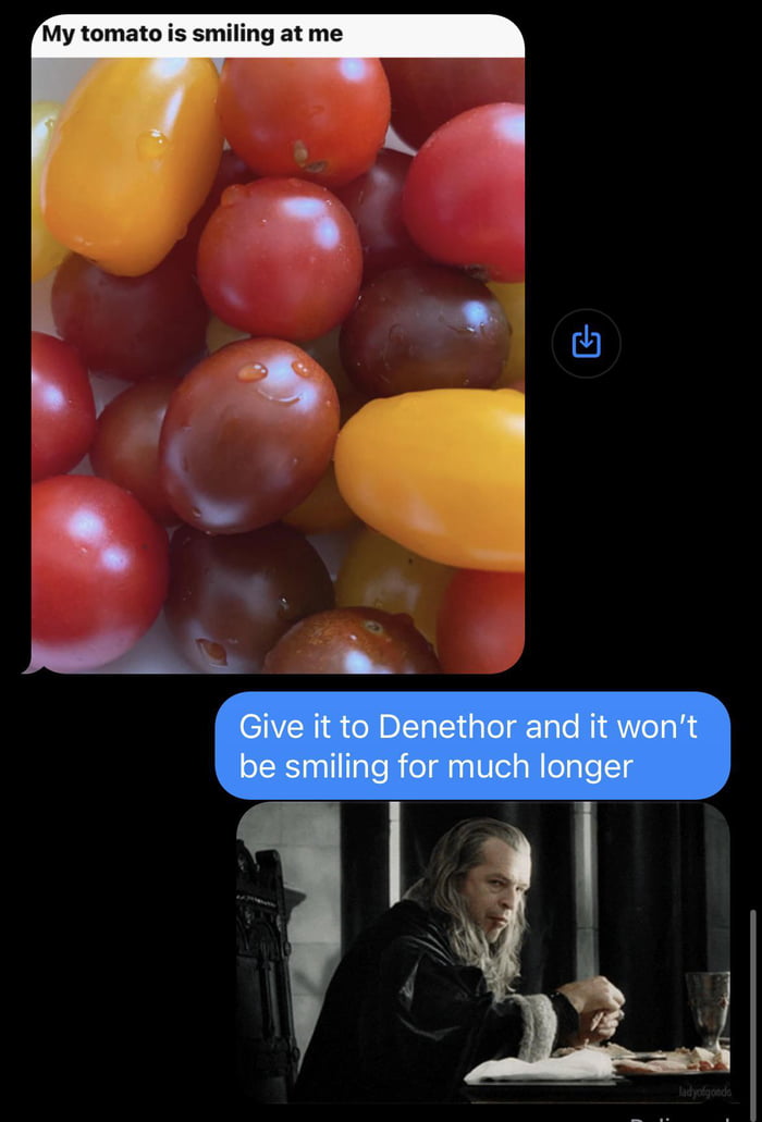 When someone sends a tomato meme - 9GAG