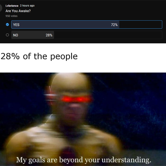 My Goals Are Beyond Your Understanding!! - 9GAG