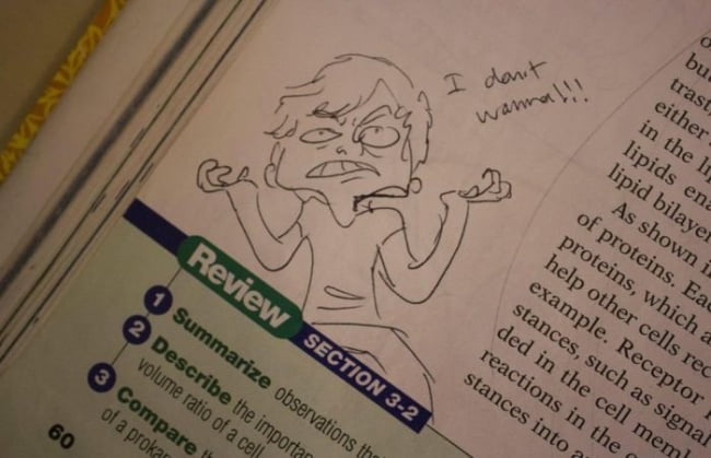 10+ Amazingly Defaced Textbooks That Look So Brilliant - 9GAG
