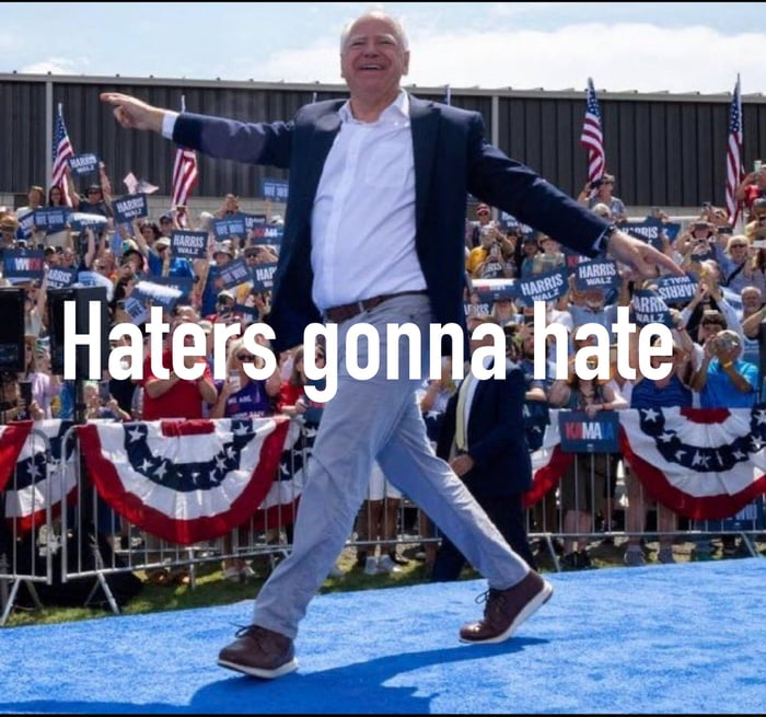 Tim Walz has brought the joy we needed in politics. - 9GAG