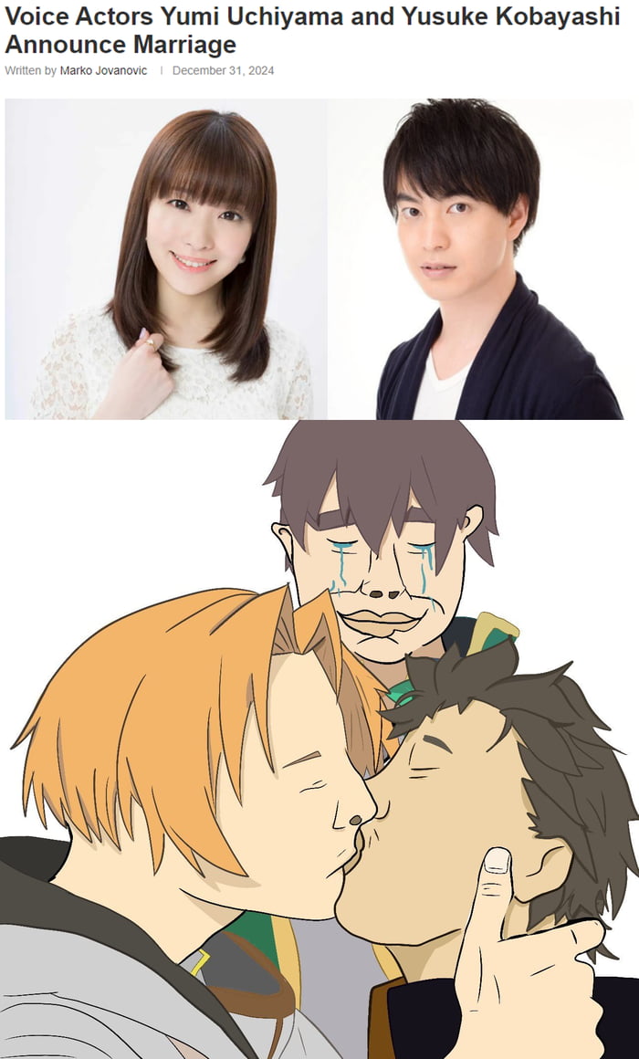 Subaru and Rudeus's VAs are getting married - 9GAG