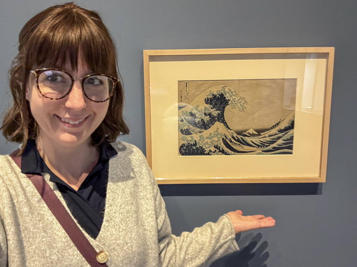 The Great Wave off Kanagawa is 140 square inches in size - 9GAG