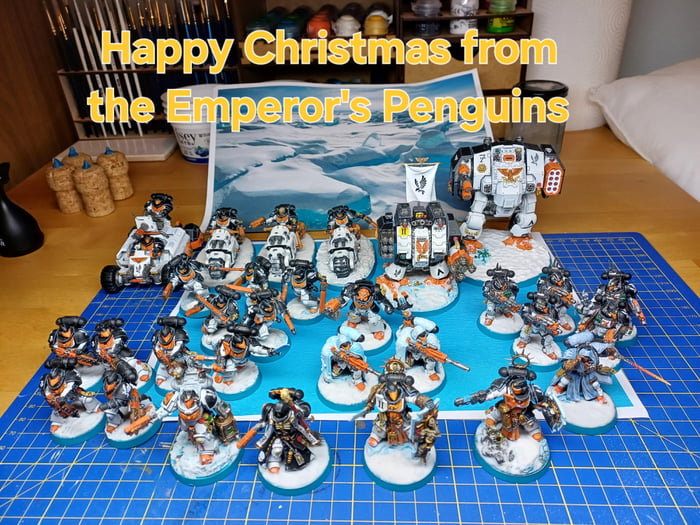 Merry Christmas from the Emperor's Penguins Space Marines - 9GAG