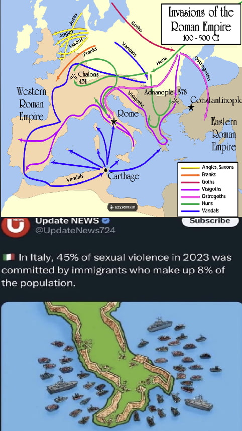 How the rome fall? - 9GAG