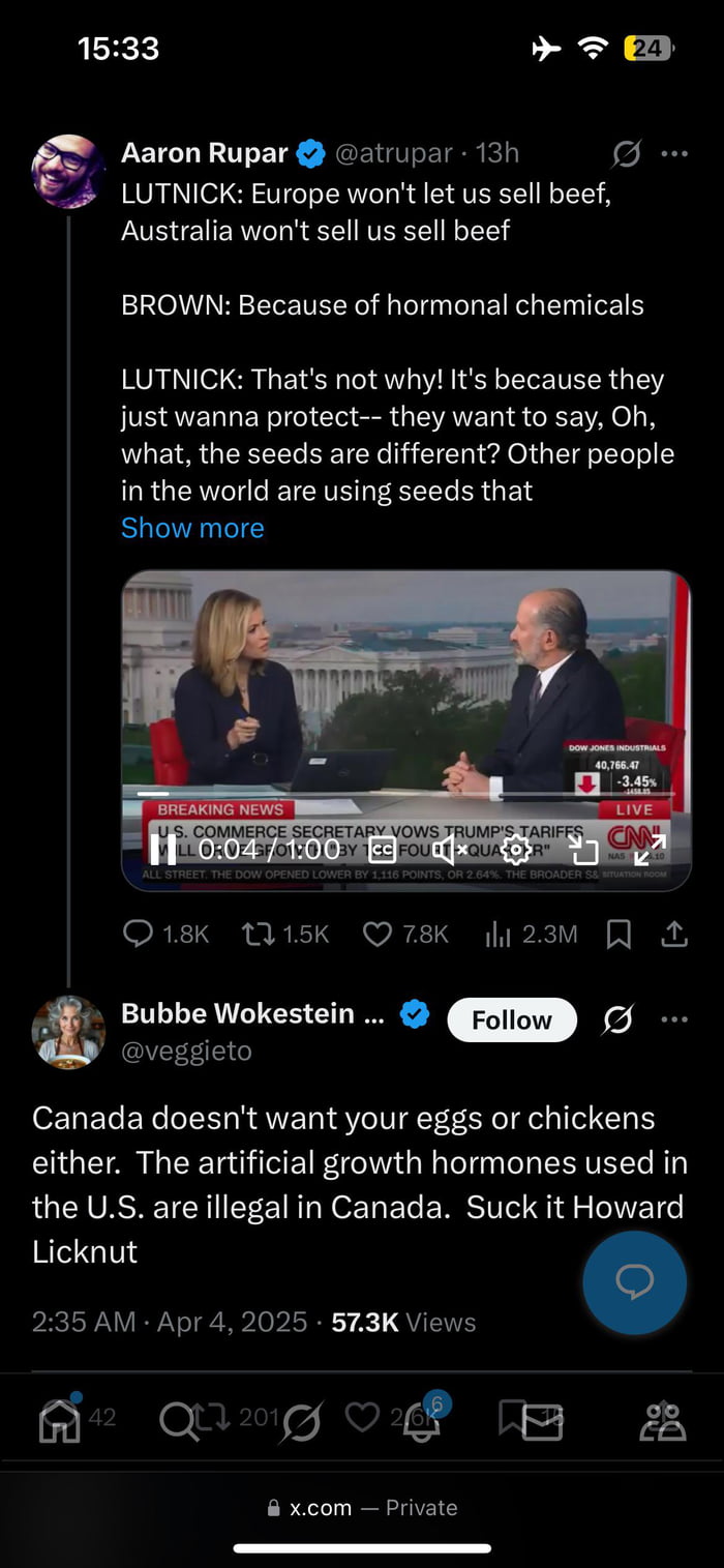 No one wants Hormones in meat! - 9GAG