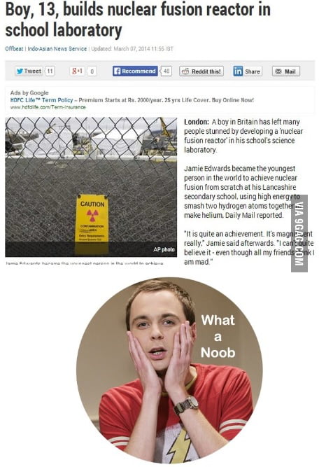 Nooooooooooooooooooob - 9GAG