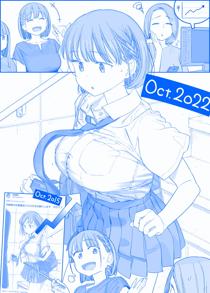 Getsuyoubi no Tawawa #398: "Inflation" - 9GAG