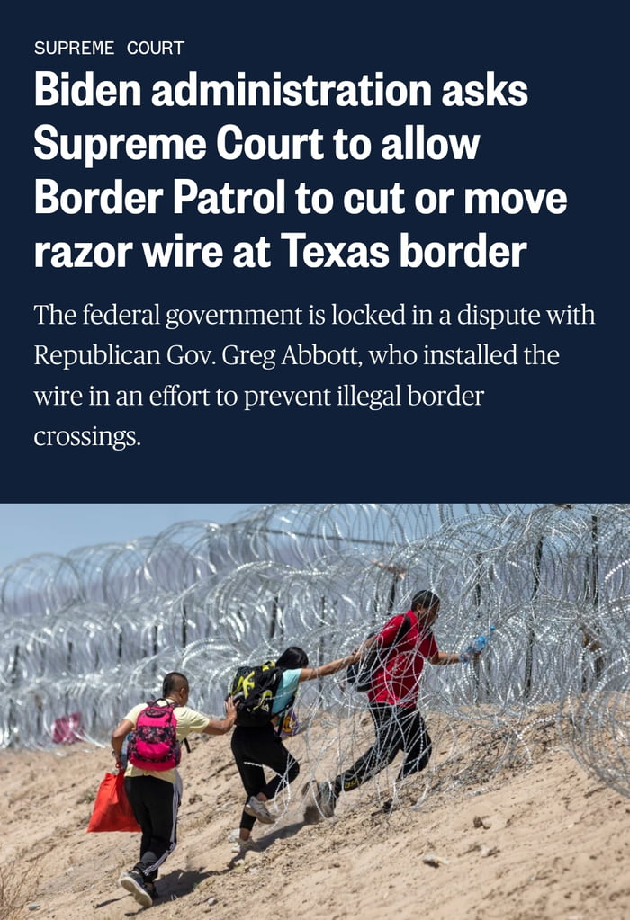 Things are getting bizarre at the Texas border - 9GAG
