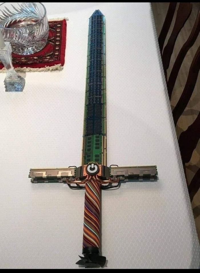 Behold the RAM sword! - 9GAG
