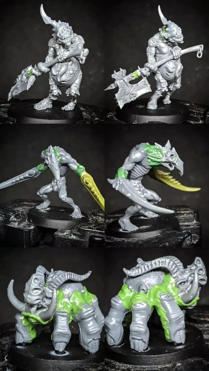 Lesser Daemons of Nurgle, Malal and Zuvassin - 9GAG