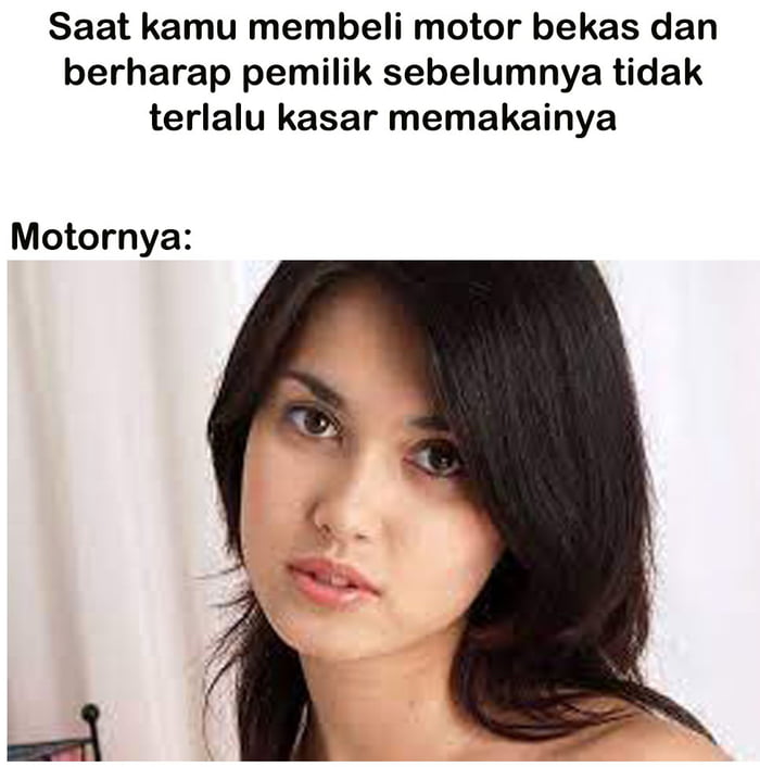 Ternyata bekas balap liar, modif jamet, ojol. - 9GAG
