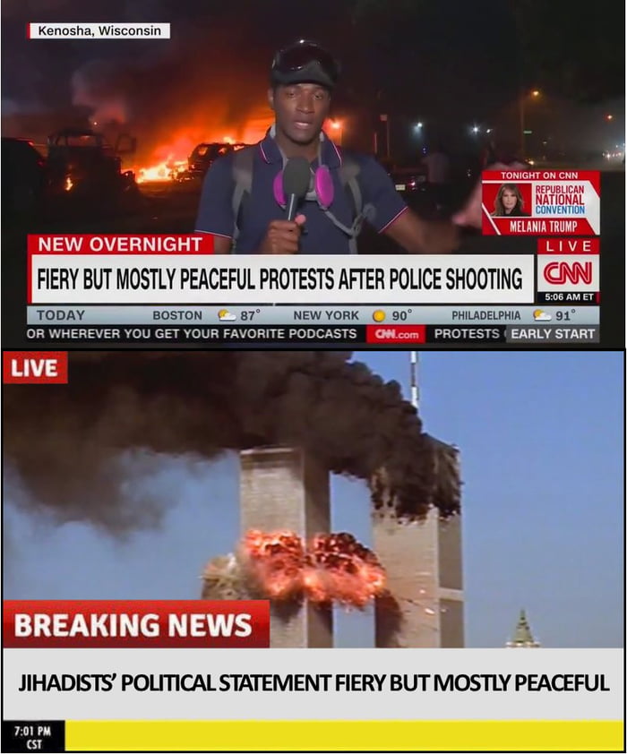 Fiery. And yet....mostly peaceful. Makes sense. - 9GAG