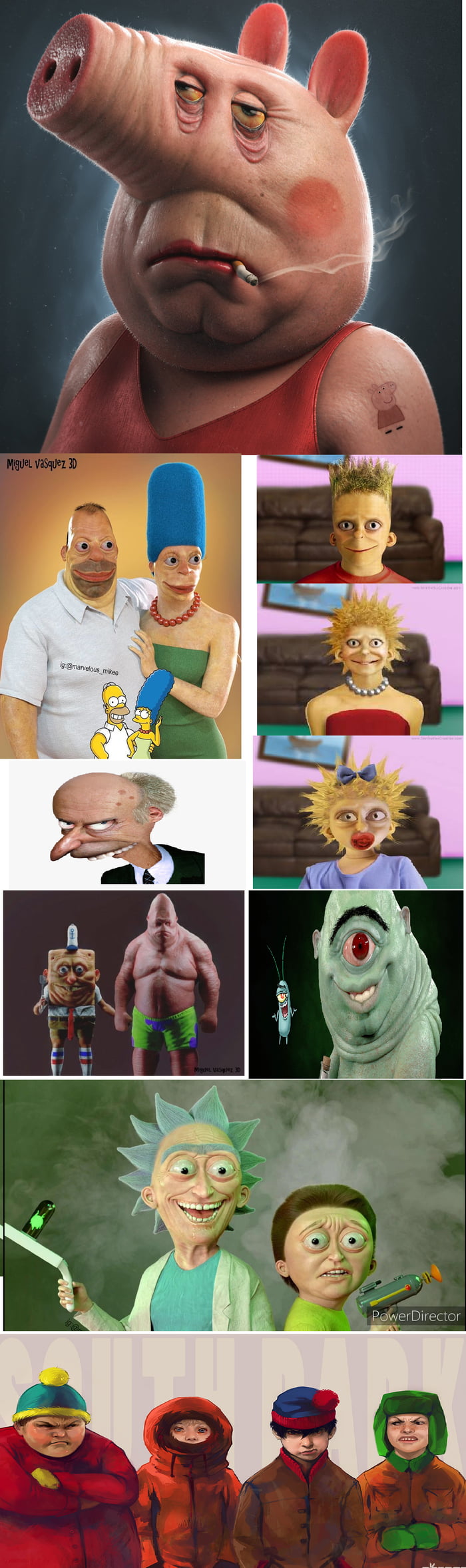 Me: Can i watch peppa pig, the simpsons, spongebob, rick and morty and ...