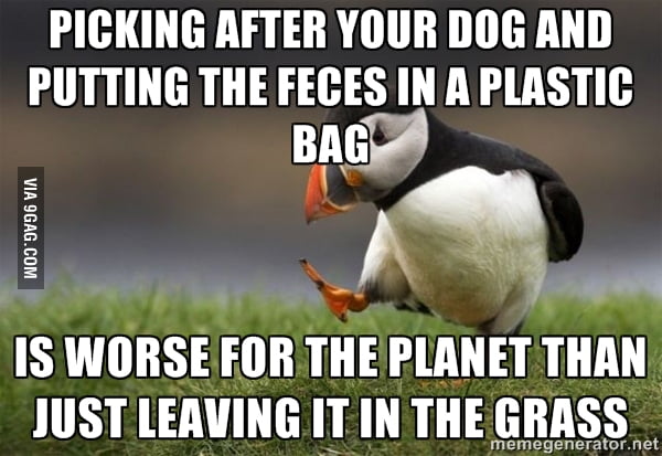 After seeing the "what happens when you don't clean up after your dog ...